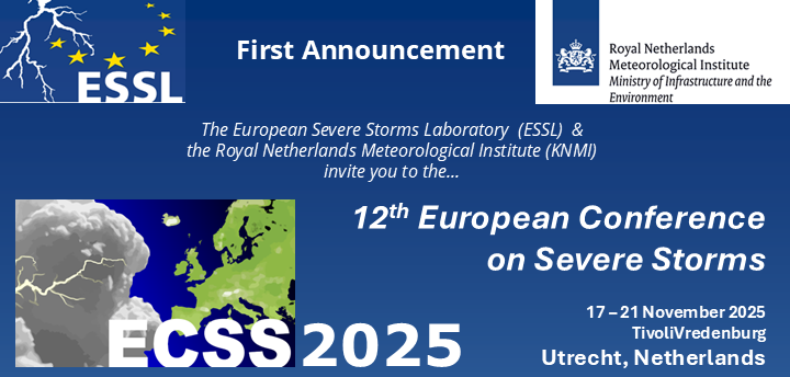 ECSS2025 First Announcement | European Severe Storms Laboratory