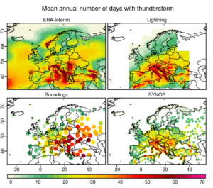 A climatology of thunderstorms across Europe | European Severe Storms ...