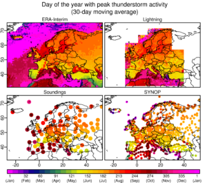 A climatology of thunderstorms across Europe | European Severe Storms ...