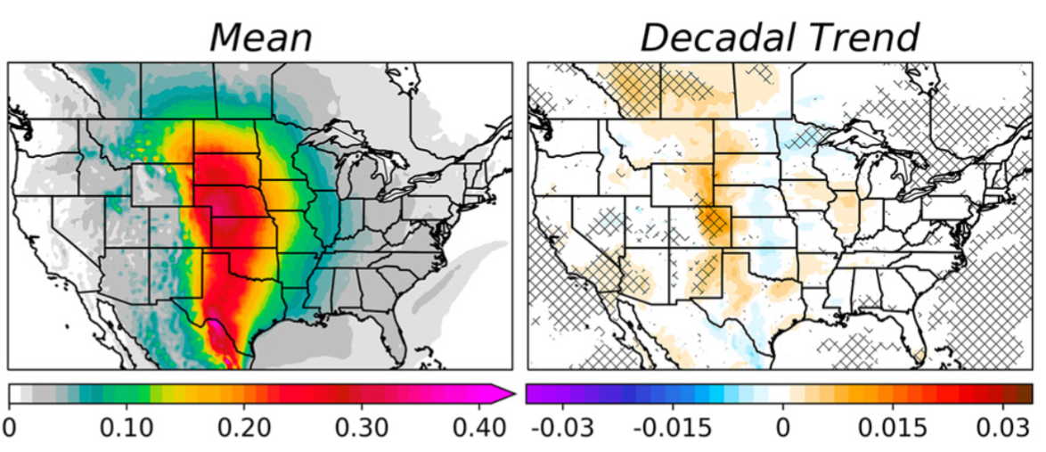 New study: More (very) large hail in most of Europe | European Severe ...